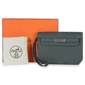 Hermès Kelly Depeche 25 Pouch - Gray