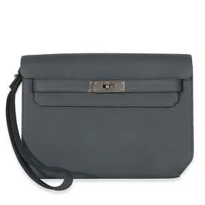 Hermès Kelly Depeche 25 Pouch - Gray