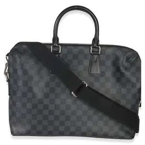 LOUIS VUITTON Damier Graphite Canvas Porte Documents Jour Nm - Black
