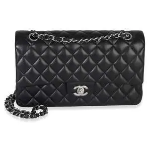 CHANEL Quilted Lambskin Classic Double Flap Bag