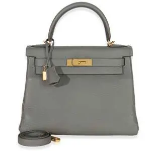 Hermès Hermès Gris Meyer Clemence Kelly 28 Gray