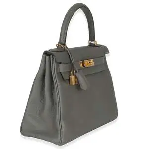 Hermès Gris Meyer Clemence Kelly 28 - Gray