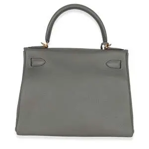 Hermès Gris Meyer Clemence Kelly 28 - Gray