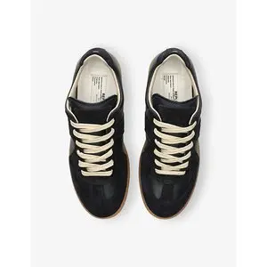 MAISON MARGIELA Replica Leather Low-top Trainers - Navy