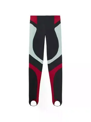 Off-White Color Block Leggings - Black