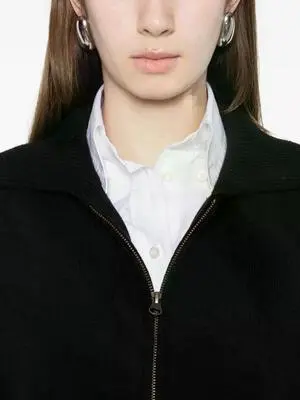 LISA YANG Gardenia Zip-up Cashmere Cardigan