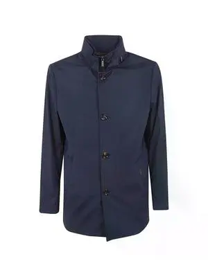 MOORER Button Jacket - Blue