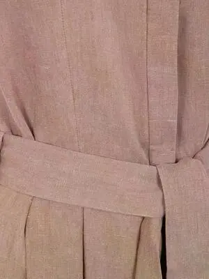 Antonelli Firenze Belted Shirt Dress - Neutrals