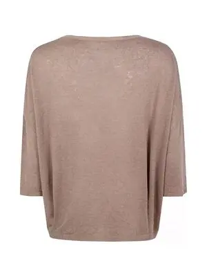 MA'RY'YA Boat-neck Sweater