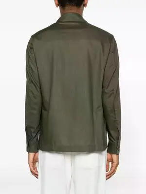 MONTECORE Buttoned Pocket Jacket - Green