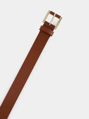 TOM FORD Calf Leather Belt - Brown