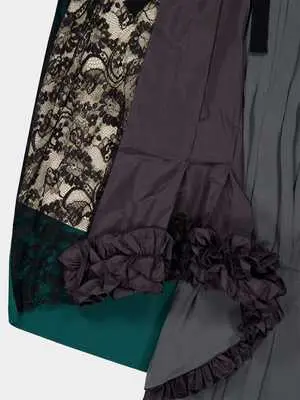 Prada Patchwork Midi Skirt - Multicolour