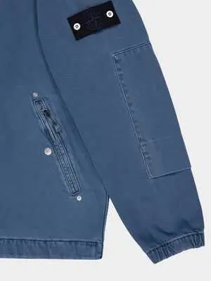 Stone Island Indigo Denim Hooded Jacket