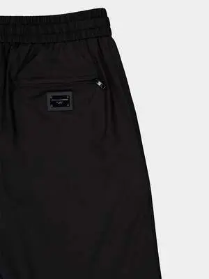 Dolce & Gabbana Light Nylon Jogging Pants - Black