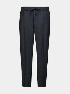 Dolce & Gabbana Stretch Wool Jogging Pants