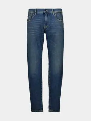 Dolce & Gabbana Straight-fit Denim Jeans - Blue