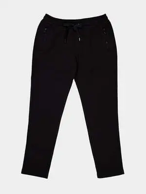 Dolce & Gabbana Cotton Drawstring Trousers - Black