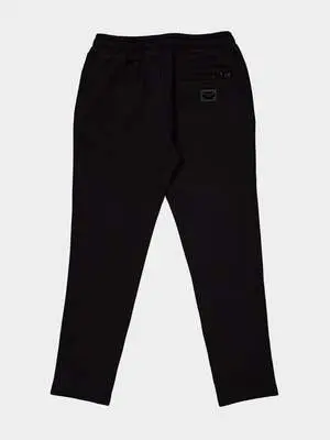 Dolce & Gabbana Cotton Drawstring Trousers - Black