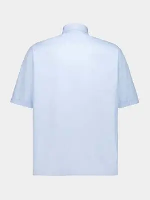 Fendi Light Cotton Boxy Fit Short Sleeve Shirt