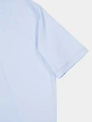 Fendi Light Cotton Boxy Fit Short Sleeve Shirt
