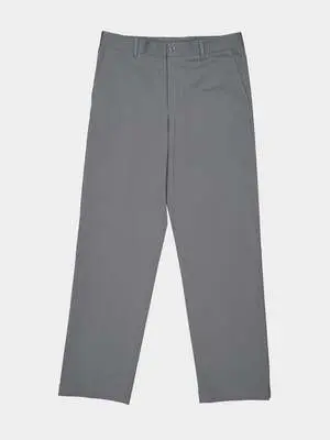 Fendi Stretch Gabardine Cigarette Trousers - Grey