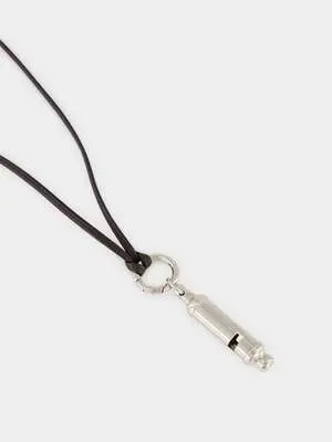 LEMAIRE Acme Whistle Leather Necklace