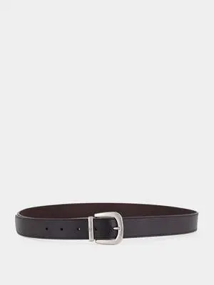 Valentino Garavani Reversible Calf Leather Belt