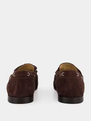 Valentino Garavani Suede Loafers - Brown