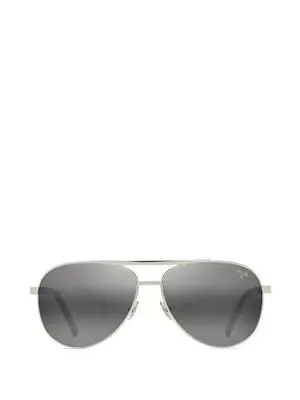 Maui Jim Seacliff Pilot-frame Sunglasses - Silver