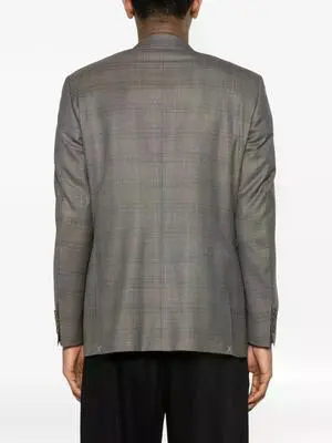 Canali Check Two-button Blazer