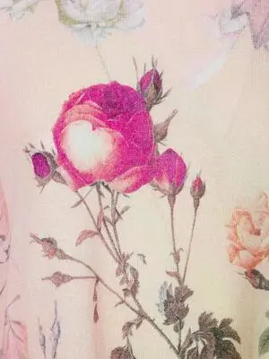 IN BED WITH YOU Floral Print Sweater