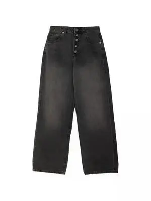Free People Nia Button-fastening Jeans - Grey
