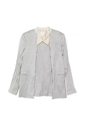 ALYSI Sartoriale Frayed Blazer - Grey