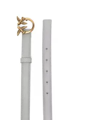 Pinko Love Birds Buckle Belt - Grey
