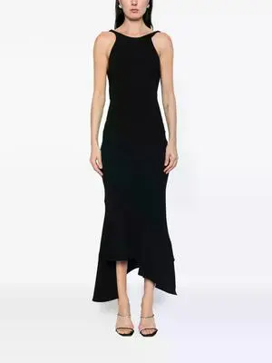 Andamane Carmen Open Back Dress - Black