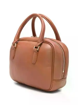 Patrizia Pepe Logo-lettering Tote Bag - Brown