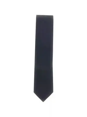 Emporio Armani Textured Neck Tie - Blue