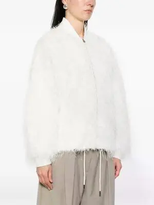 SWORD 6644 Fringed Bomber Jacket