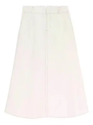 AMI Paris Cotton Trapezoid Skirt