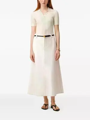 AMI Paris Cotton Trapezoid Skirt