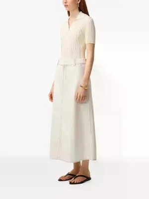 AMI Paris Cotton Trapezoid Skirt