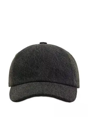 Ami AMI Paris Denim Baseball Cap Grey