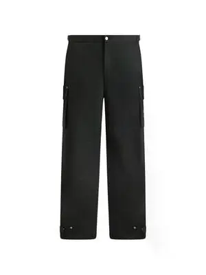 Maniere De Voir Black Wash Pants For Men