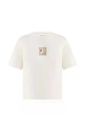 Manière De Voir Thibault Bird Detail Cotton T-shirt - Neutrals