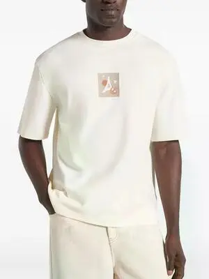 Manière De Voir Thibault Bird Detail Cotton T-shirt - Neutrals