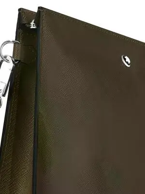 Montblanc Logo-detail Clutch - Brown
