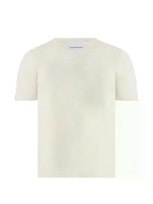 Manière De Voir Luxe Knitted T-shirt - Neutrals