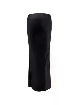 VENUJA Knotted Skirt - Black