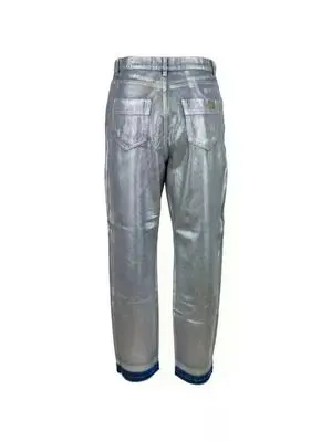 Elisabetta Franchi Metallic Effect Trousers