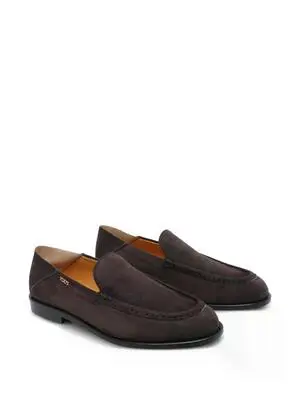 TOD'S Suede Loafers - Brown